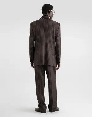 Dolce & Gabbana Pinstripe Wool Trousers