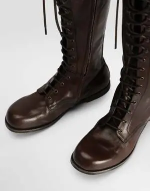 Dolce & Gabbana Leather Boot