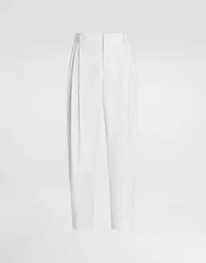 Dolce & Gabbana Micro-rib Trousers - White