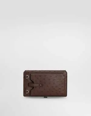 Dolce & Gabbana Ostrich Leather Crossbody Minibag