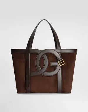 Dolce & Gabbana 3.5 Shopping Bag In Split Calfskin - Multicolor