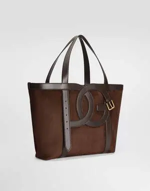 Dolce & Gabbana 3.5 Shopping Bag In Split Calfskin - Multicolor