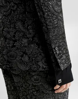 Dolce & Gabbana Sicilia Light Single-breasted Brocade Jacket