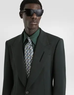 Dolce & Gabbana Single-breasted Micro-rib Jacket