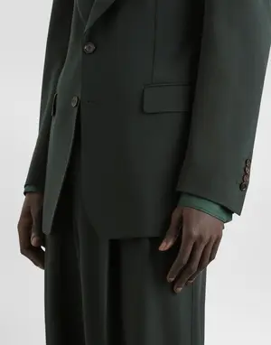 Dolce & Gabbana Single-breasted Micro-rib Jacket
