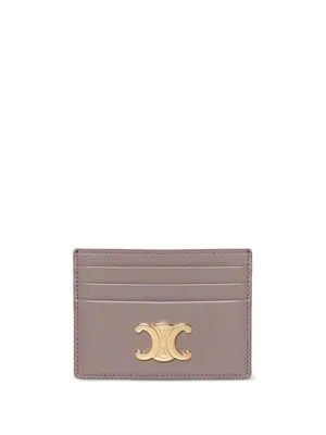 Celine Triomphe Leather Card Case - Multicolor