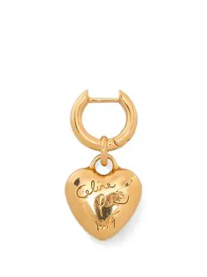 Celine Heart Single Earring - Multicolor