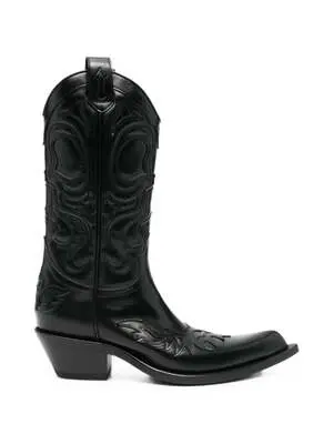 Acne Studios Leather Cowboy Boots - Multicolor