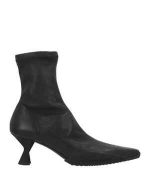 MARINE SERRE Ankle Boots Size Leather, Synthetic Fibers - Black