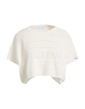GAELLE PARIS Sweater Size Cotton, Acrylic - White