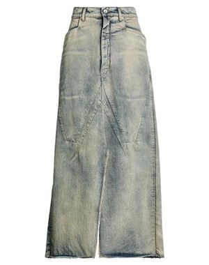 Rick Owens Denim Skirt Size Cotton - Blue