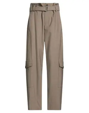 Brunello Cucinelli Pants Taupe Size Virgin Wool, Polyamide, Elastane