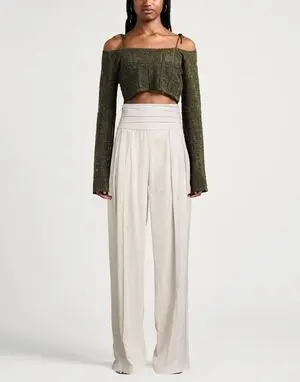 GAELLE PARIS Pants Size Linen, Viscose