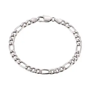 HARFI Figaro Chain Bracelet For - Silver