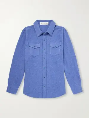 GOD'S TRUE CASHMERE Cashmere Shirt - Blue