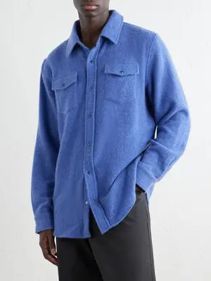 GOD'S TRUE CASHMERE Cashmere Shirt - Blue