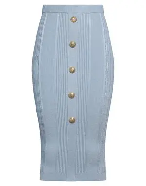 Balmain Midi Skirt Size Viscose, Polyester