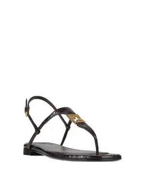 Fendi Thong Sandal Size Leather