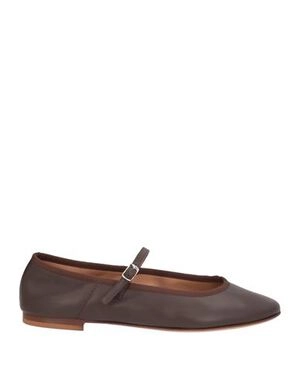 MANSUR GAVRIEL Dance Mary Jane Ballet Flats Size Leather - Brown