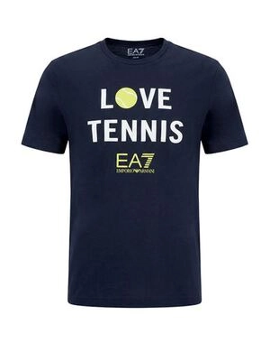 EA7 T-shirt Size Cotton - Midnight Blue