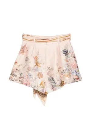 Zimmermann Valiant Printed Shorts