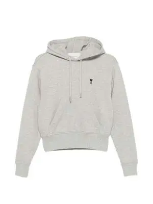 AMI Paris De Coeur Cotton Hoodie - Multicolor