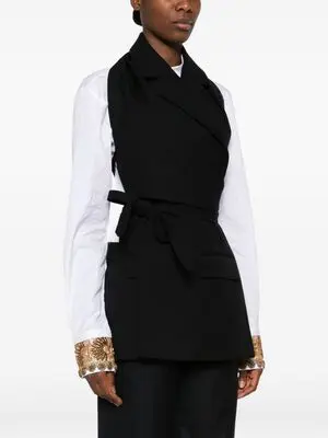 Dries Van Noten Geline Wool Vest - Multicolor
