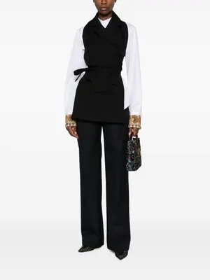 Dries Van Noten Geline Wool Vest - Multicolor