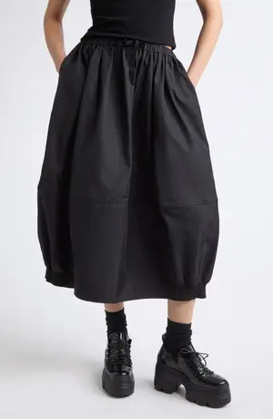 MELITTA BAUMEISTER Maxi Bomber Skirt - Black