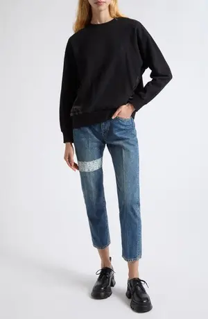Undercover Paneled Bead Trim Sweatshirt