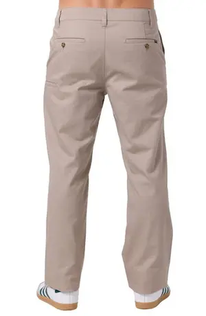 O'Neill Redwood Flat Front Twill Chinos - Khaki