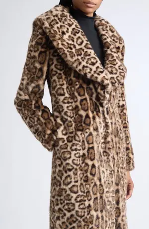 KIM SHUI Ashlyn Oversized Faux Fur Coat
