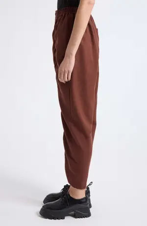 Undercover Ruched Wool Narrow Leg Pants