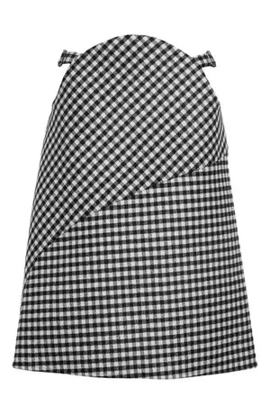 JEAN PAUL GAULTIER Asymmetric Wool Blend Skirt