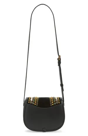 Etro Caccetta Studded Suede Crossbody Bag