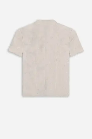 NOCTURNE Chinese Button Accessory Blouse