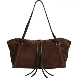 KENNETH COLE Highline East/west Top Zip Leather Tote - Chocolate