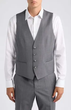 BOSS Huge Three-piece Virgin Wool Suit