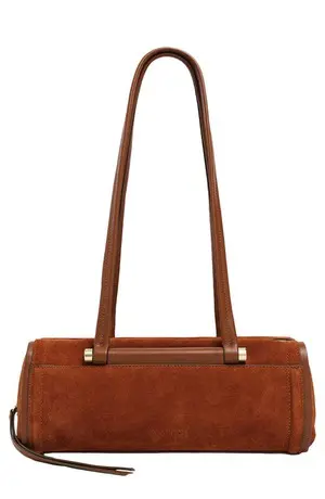 KENNETH COLE Highline Leather Shoulder Bag - Saddle