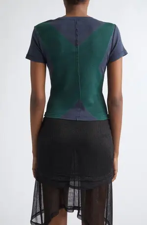 Eckhaus Latta Lapped Baby Tee