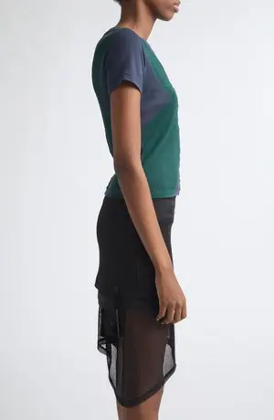 Eckhaus Latta Lapped Baby Tee