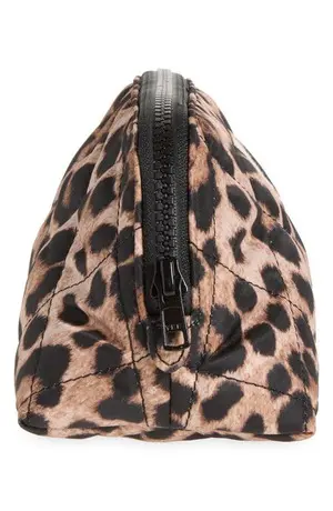 LOEFFLER RANDALL Georgette Leopard Print Cosmetic Pouch