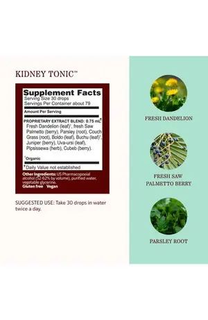 HERBS ETC. Kidney Tonic 2 Oz