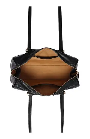 KENNETH COLE Highline Leather Shoulder Bag - Black