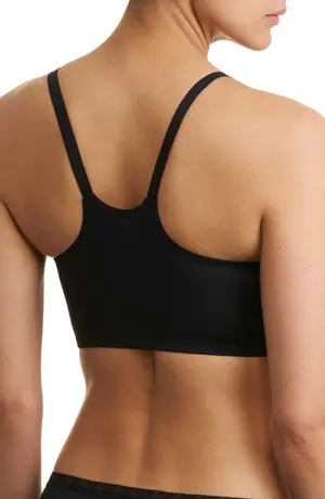 Natori Pretty Smooth Zip Front Prosthetic Bra - Black