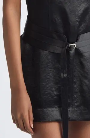 Eckhaus Latta Artemis Satin Minidress