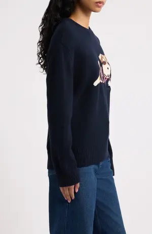 ROWING BLAZERS Terrier Dog Cotton Crewneck Sweater