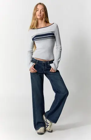 PACSUN Zoe Low Rise Girlfriend Jeans