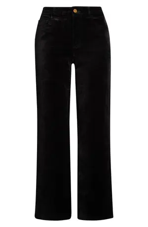 Paige Mason Velvet Ankle Straight Leg Jeans