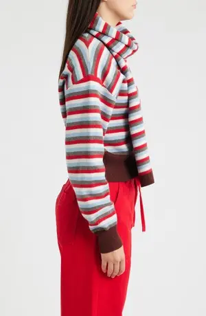 FRNCH Shibuya Striped Cardigan